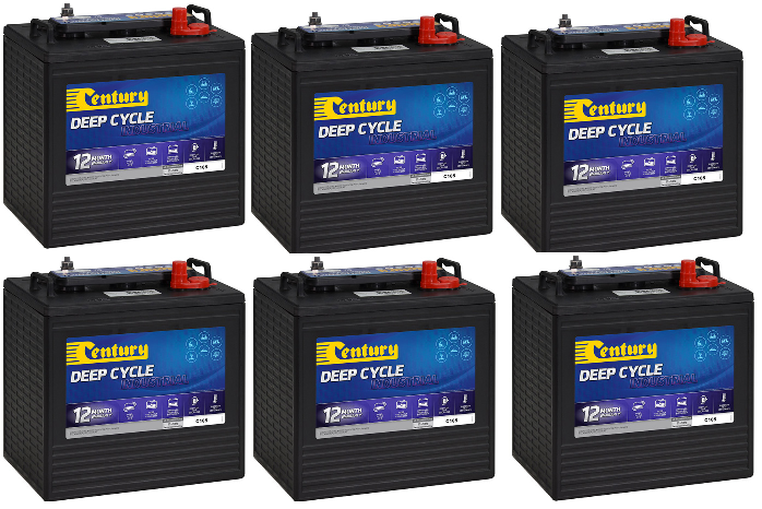 Century C105 6V x6 225AH Flooded Deep Cycle Battery – Battery Central