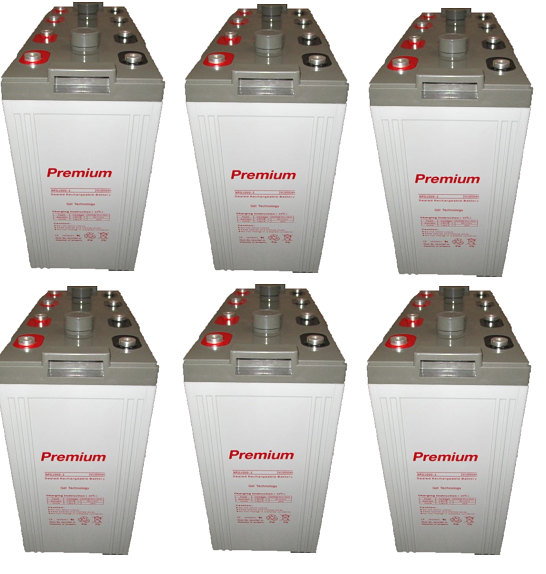 NPG1000-2 x 6 1000AH (12V) GEL deep cycle battery – Battery Central