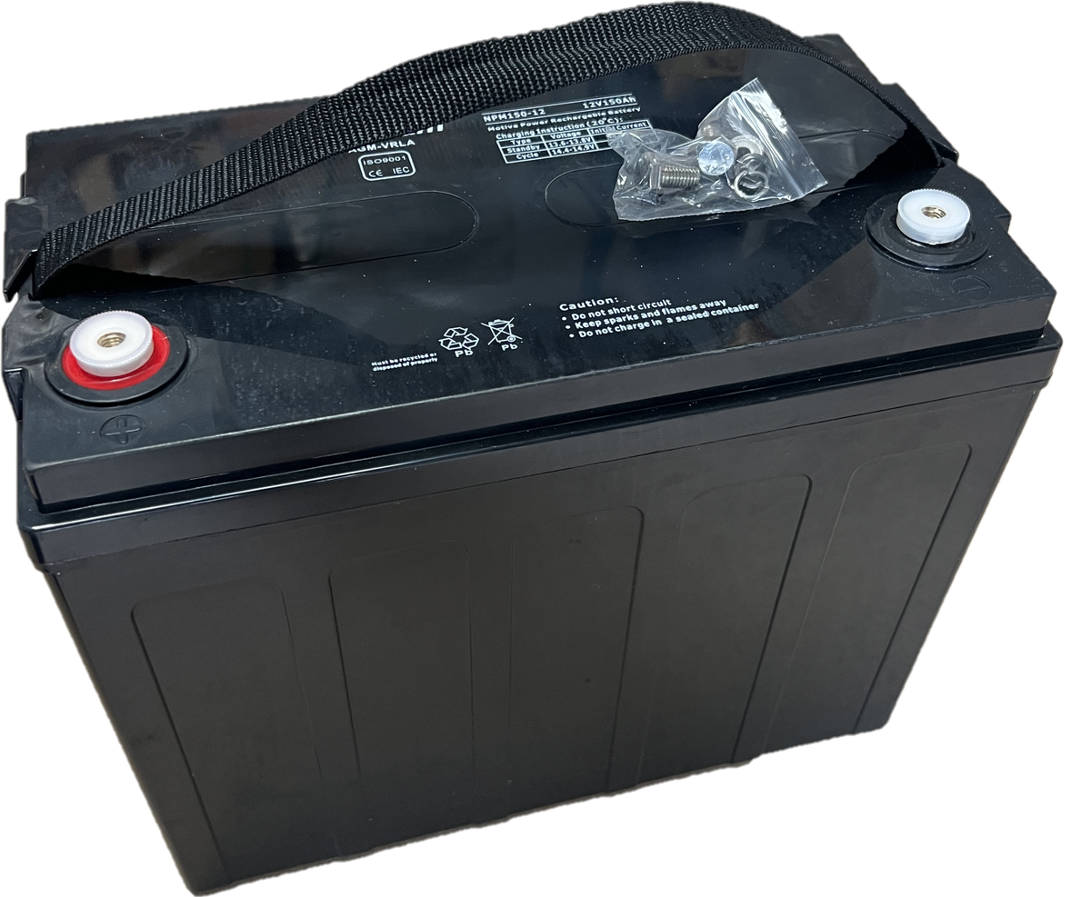 NPM150-12 150AH 12Volts AGM Deep Cycle Golf Cart Battery – Battery Central