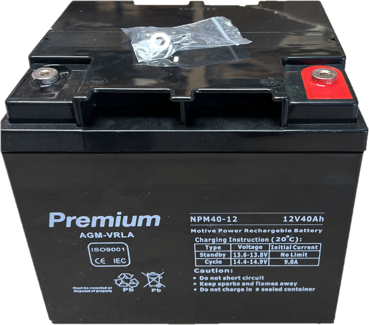 NPM40-12 40AH/12V AGM Deep Cycle MOTIVE Battery – Battery Central